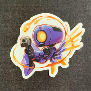 ULTRAKILL V1 and Gabriel Sticker, Laptop Decor, Water Bottle Sticker ...