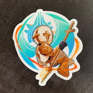 ULTRAKILL V1 and Gabriel Sticker, Laptop Decor, Water Bottle Sticker ...