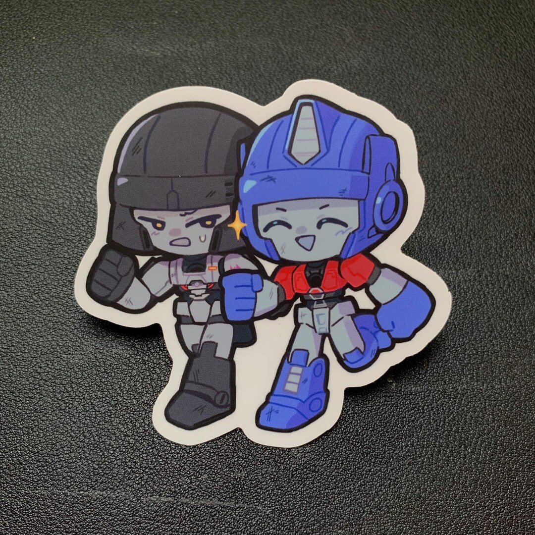 Transformers One Sticker: Orion Pax and D16, Vinyl Sticker, Waterproof ...