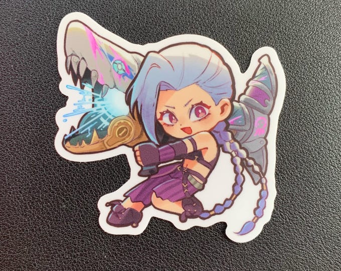 Jinx Arcane Sticker: Arcane Sticker, League of Legends Sticker - Etsy