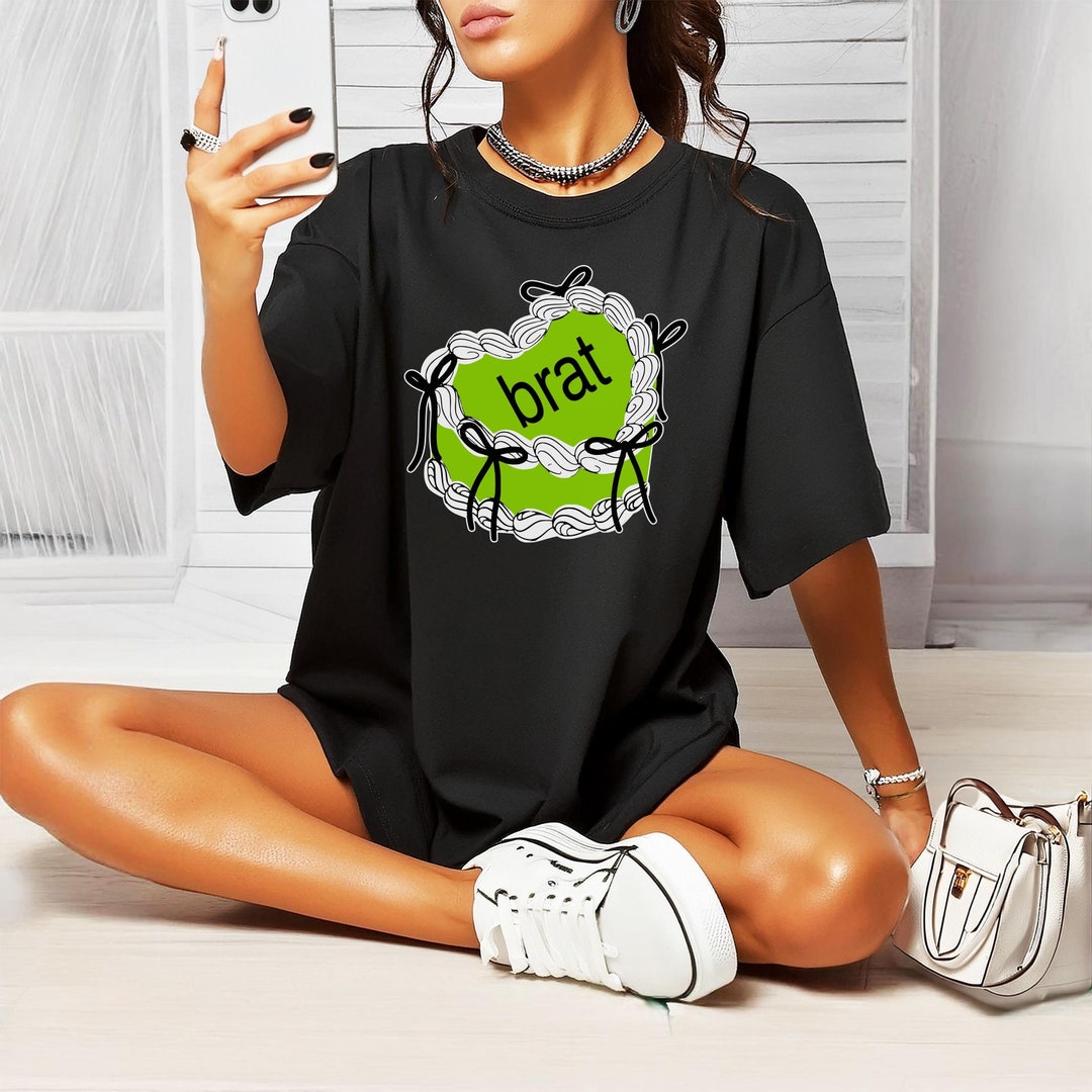 Brat Shirt - Brat Green Shirt - Brat Summer - Trendy Shirt Women ...