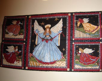 Angel quilt panel | Etsy