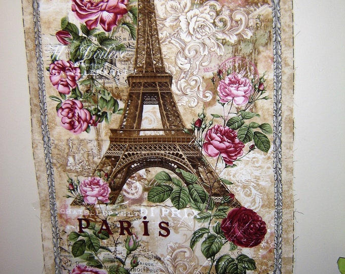 Paris Theme Fabric Panel, Timeless Treasures, OOP, Patt.3785 - Etsy