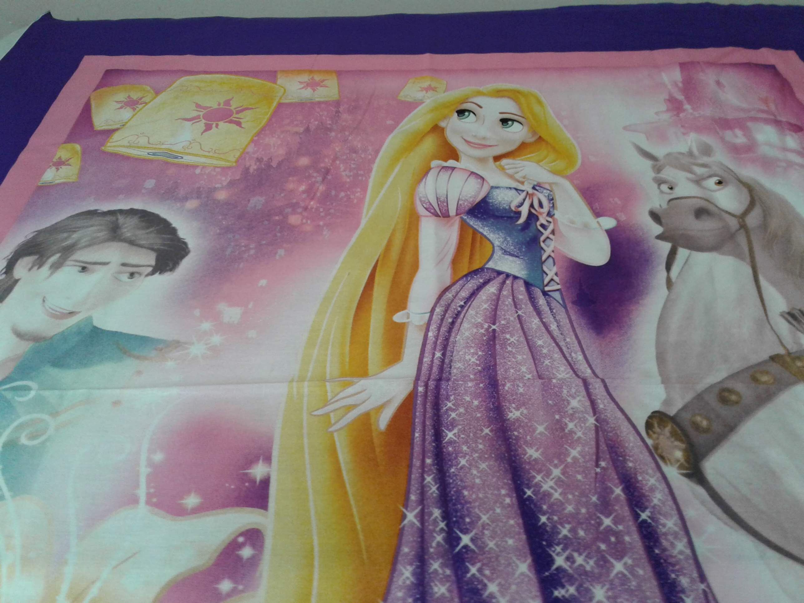 Rapunzel and Friends Disney Fabric Panel Springs Creative OOP - Etsy