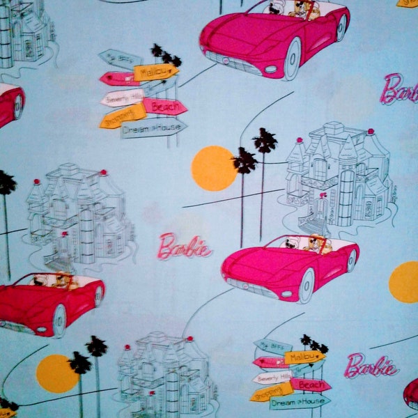 Barbie Fabric by the Yard - Etsy