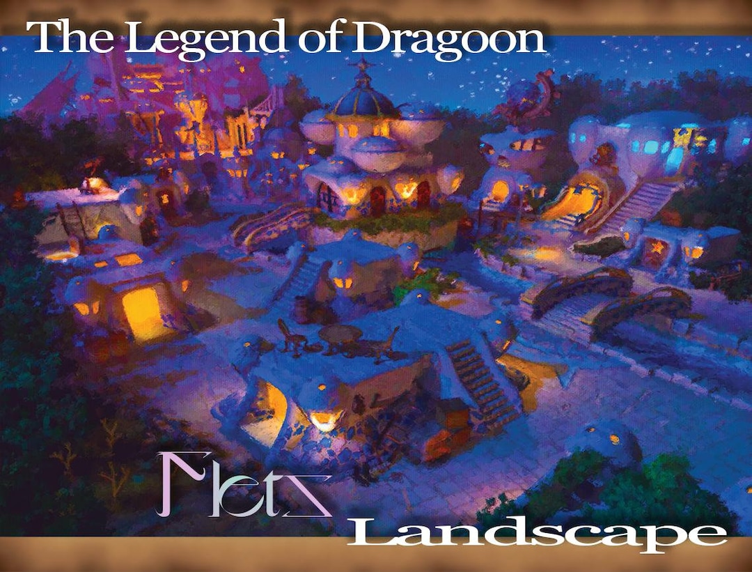 The Legend of Dragoon, Fletz Landscape digital Download - Etsy