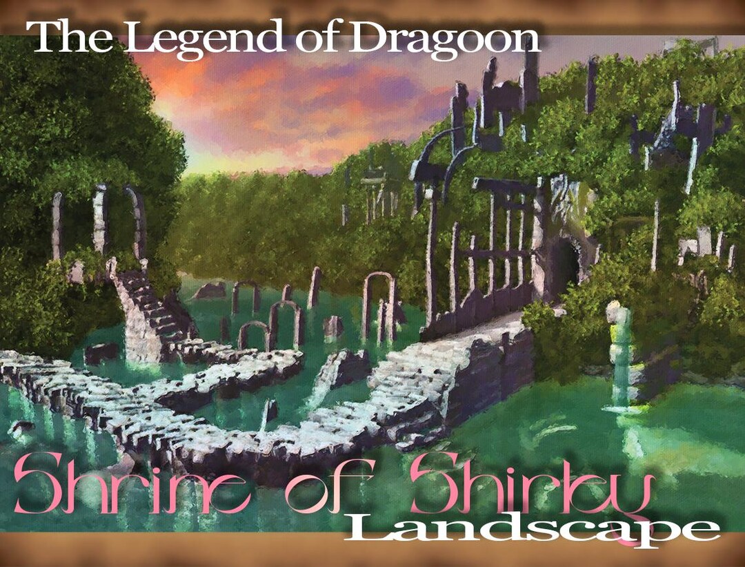 The Legend of Dragoon, Shrine of Shirley Landscape digital Download - Etsy