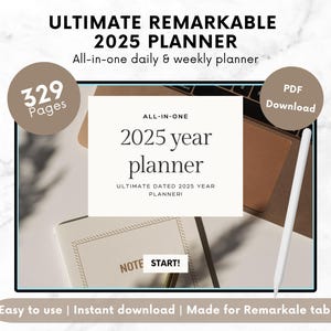 Ultimate 2025 Year Planner | Daily, Weekly & Monthly Digital Calendar ...