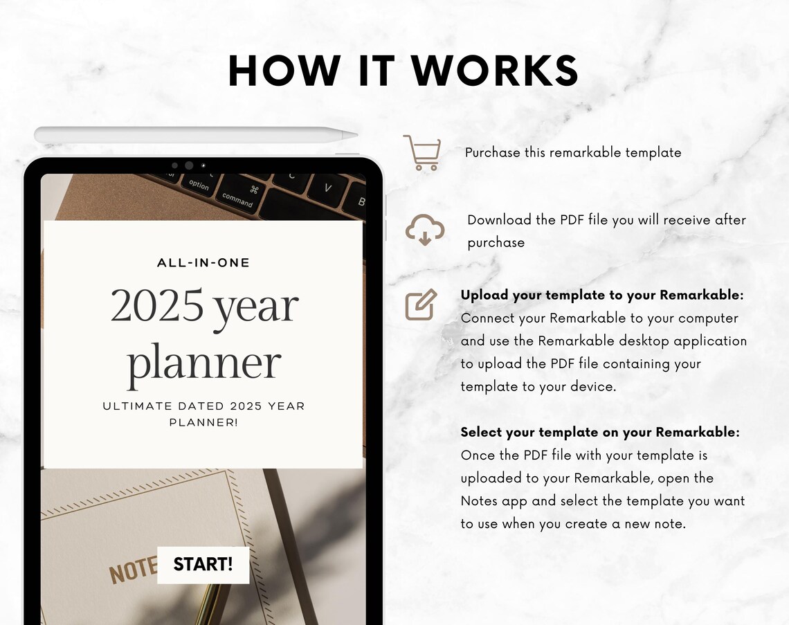 Ultimate 2025 Year Planner | Daily, Weekly & Monthly Digital Calendar ...