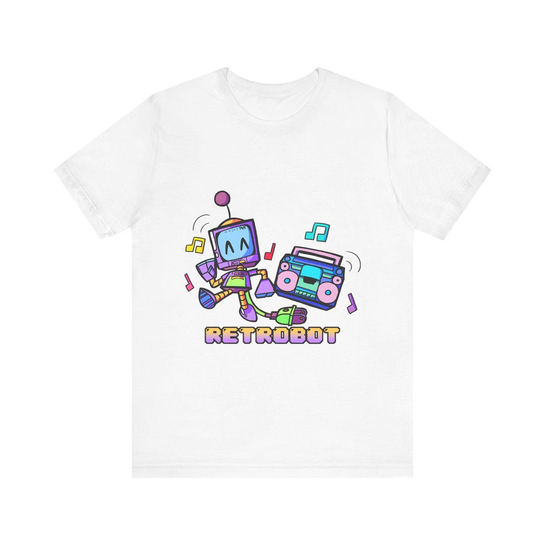 Retrobot Dancing Unisex Tee - Etsy