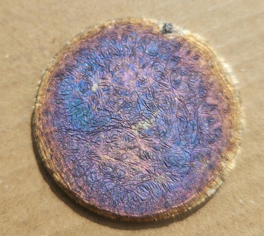 Solfeggio Cymatic Frequency Bismuth Necklace 528hz Solar Plexus Chakra ...