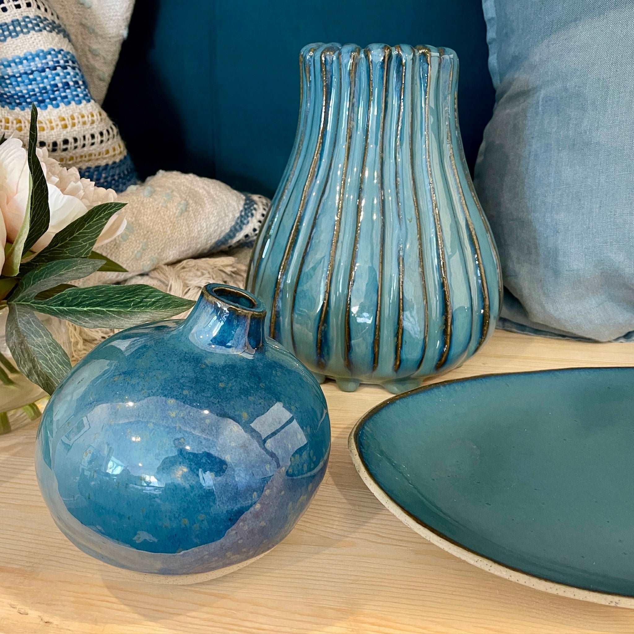 Rockpool Turquoise Coral Vase - Etsy