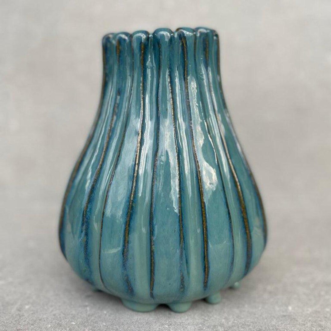 Rockpool Turquoise Coral Vase - Etsy