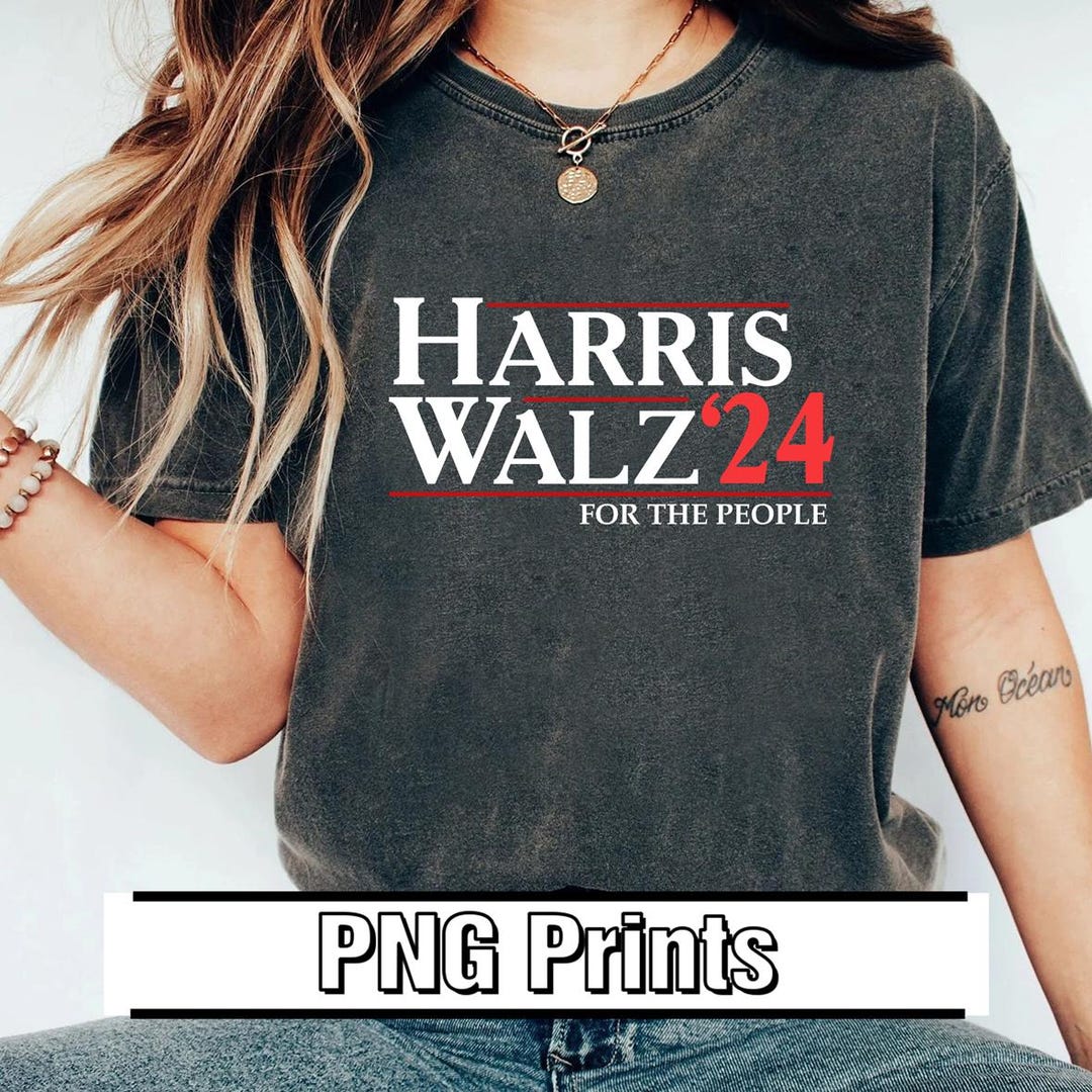 Harris Walz 24 for the People Png, Harris Walz Png, Kamala Harris PNG ...