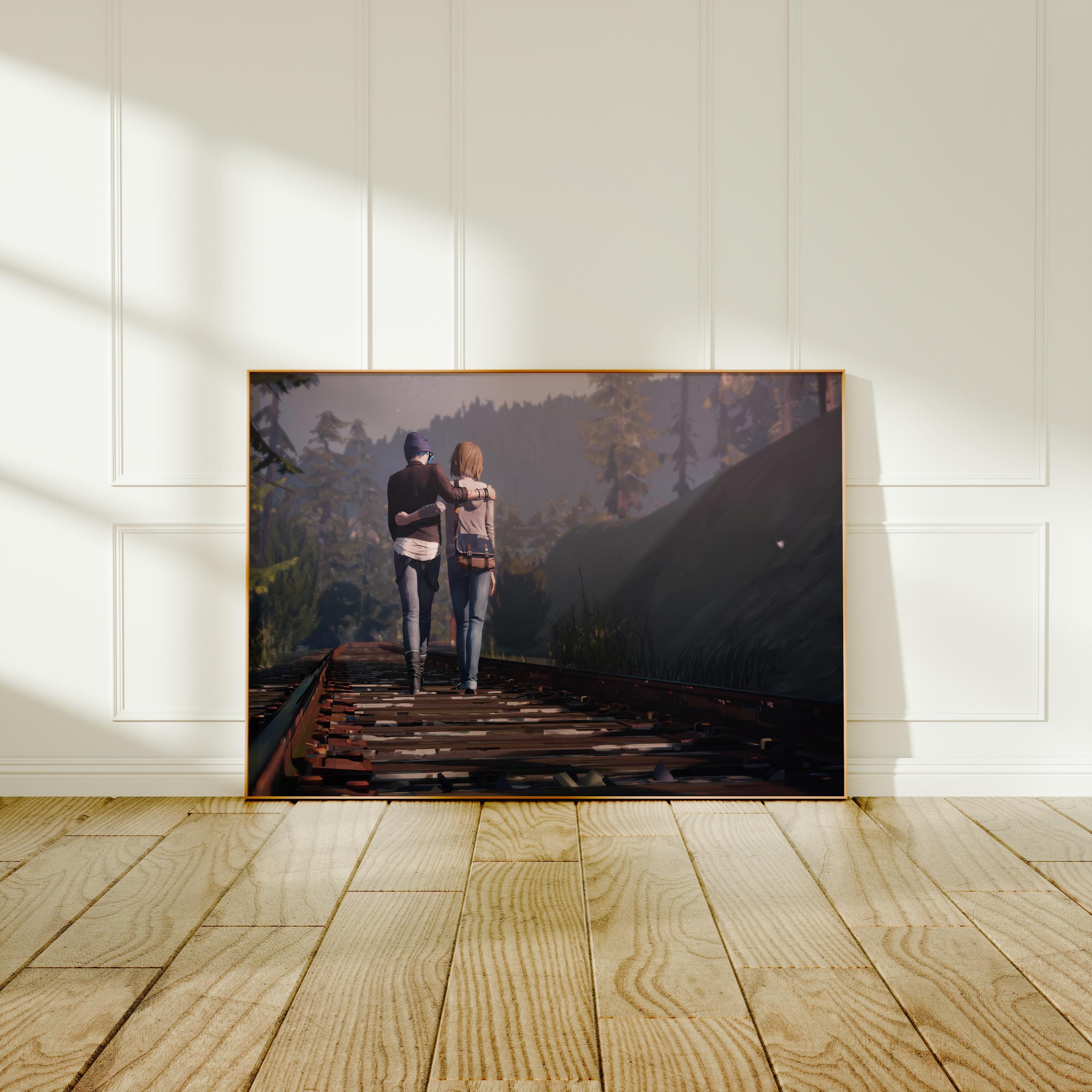 Life is Strange Game Poster, Max and Chloe Wall Art, Gaming Room Decor ...
