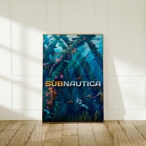 Subnautica 2 Poster | Ryley Robinson Wall Art Print | Survival Game ...