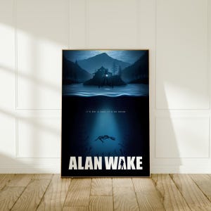 Alan Wake Poster - Atmospheric Gaming Artwork - Modern Wall Decor for ...