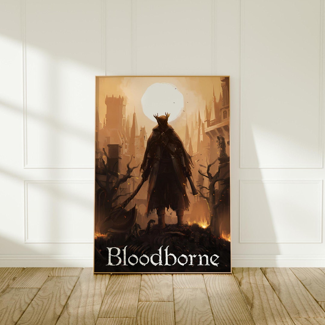 Bloodborne Game Poster, Lady Maria Wall Art, Gaming Wall Decor, Fine ...