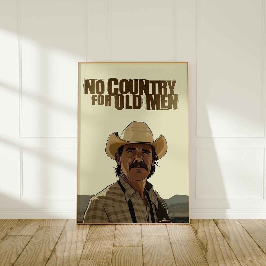 No Country for Old Men Poster: Javier Bardem Film Art Print - Etsy