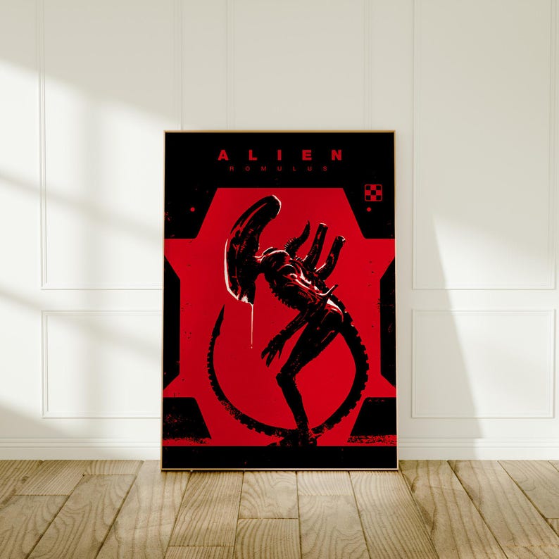Póster de la película Alien Romulus Arte mural de terror y ciencia ...