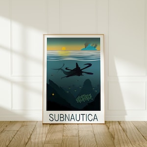 Subnautica 2 Poster | Ryley Robinson Wall Art Print | Survival Game ...