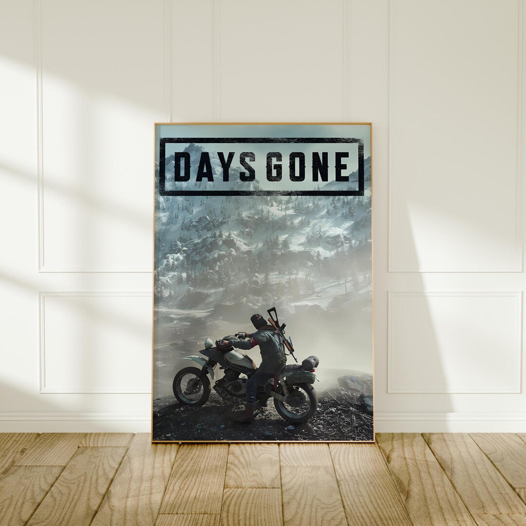 Days Gone Poster: Survival Game Wall Art, Deacon St. John Print - Etsy