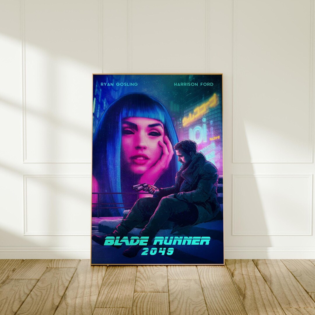 Blade Runner 2049 Poster - Sci-fi Film Art - Retro Futuristic Print ...