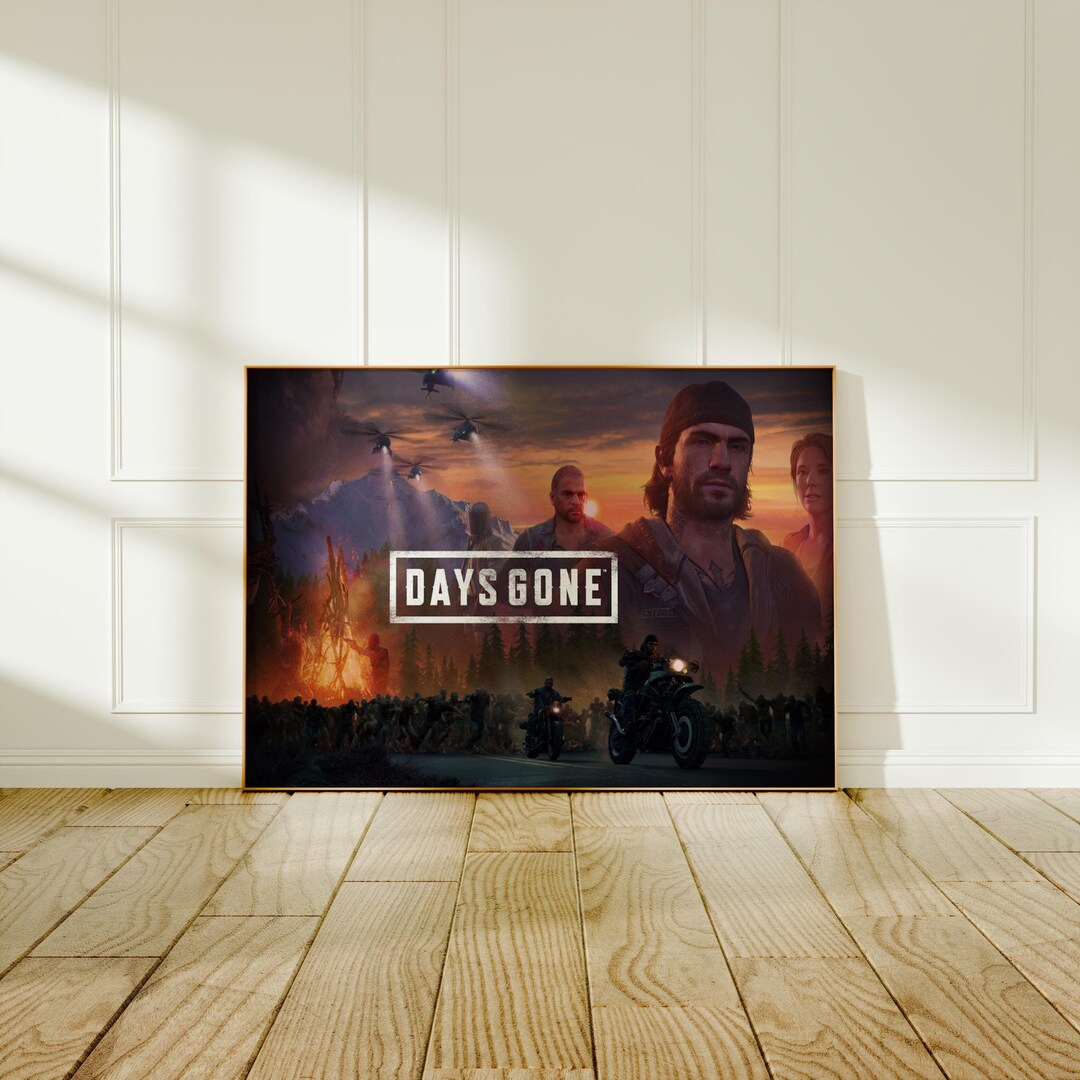 Days Gone Game Poster, Deacon St. John Wall Art, Gamer Wall Decor, Fine ...