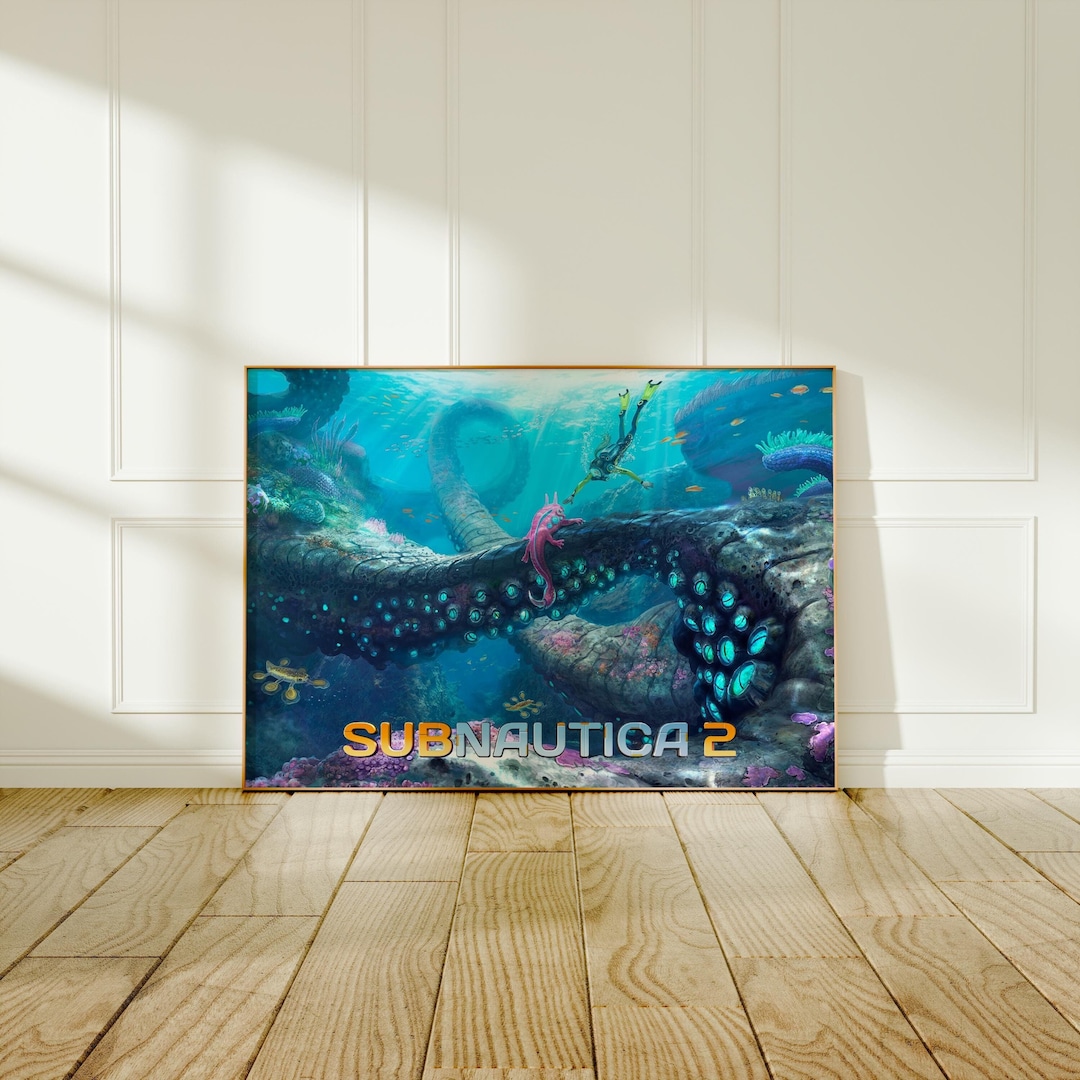 Subnautica Poster | High-quality Game Art Print | Subnautica Wall Decor ...