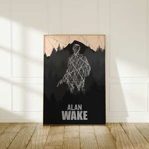 Alan Wake Poster - Atmospheric Gaming Artwork - Modern Wall Decor for ...