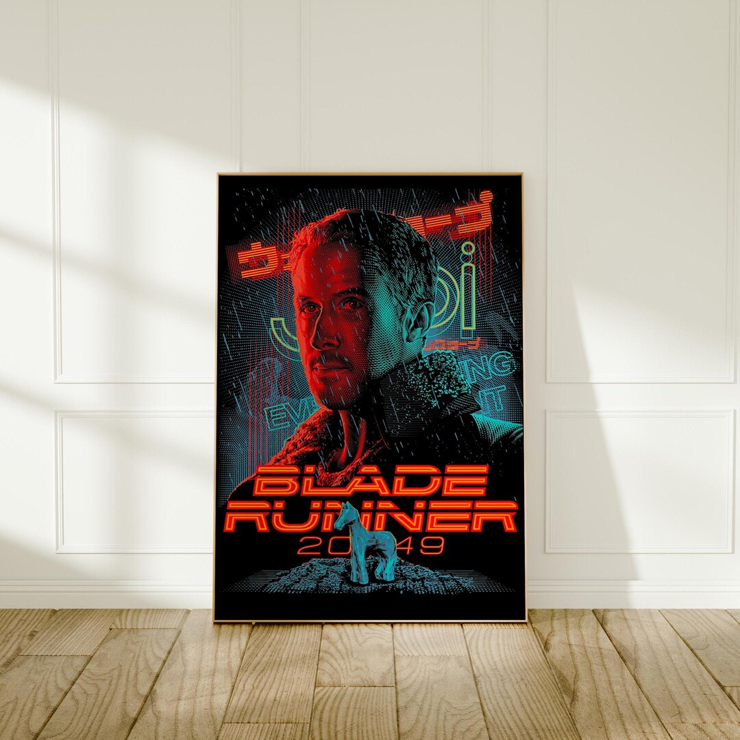 Blade Runner Poster - Ryan Gosling Art - Cult Classic Film Decor ...