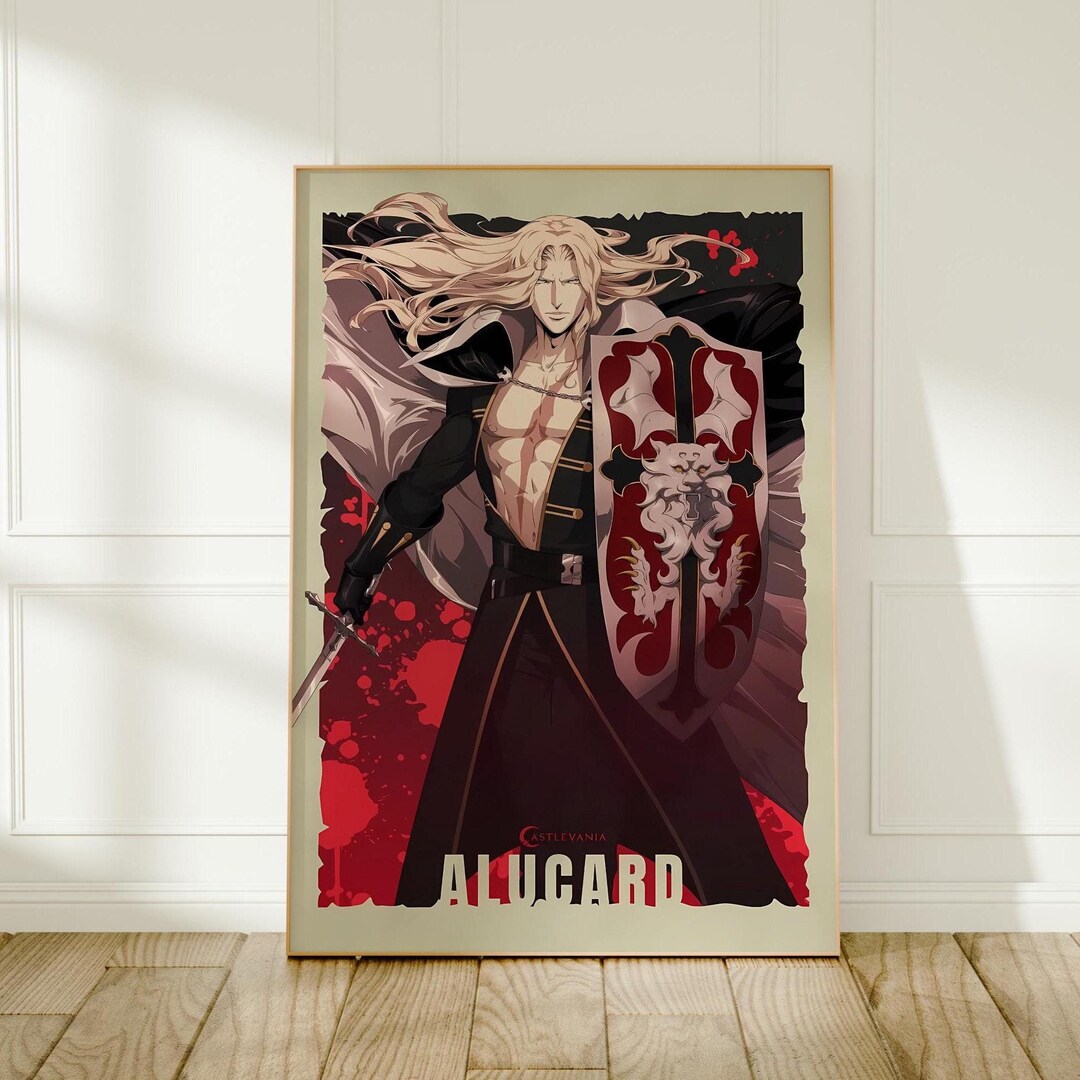 Castlevania Alucard Poster: Gothic Anime Serie Kunstdruck - Etsy.de