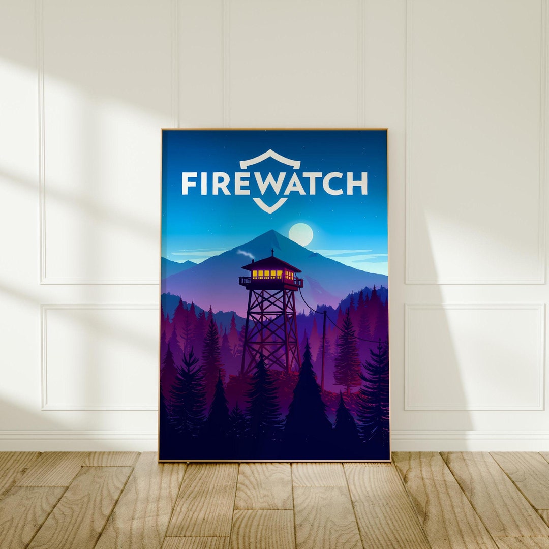 Firewatch Poster, Video Game Wall Art, Gaming Wall Decor, High Quality ...