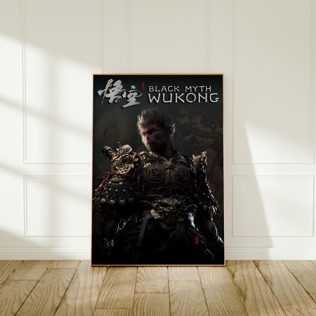 Black Myth Wukong Poster | Stunning Art of Wukong | the Destined One ...