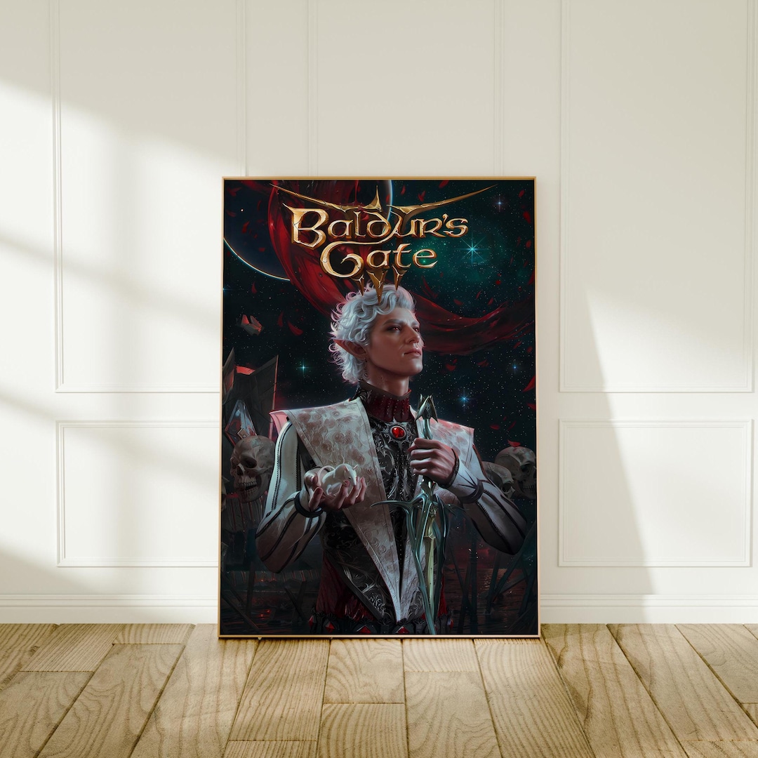 Baldurs Gate 3 Poster: Astarion, Fantasy Game Art Print - Etsy