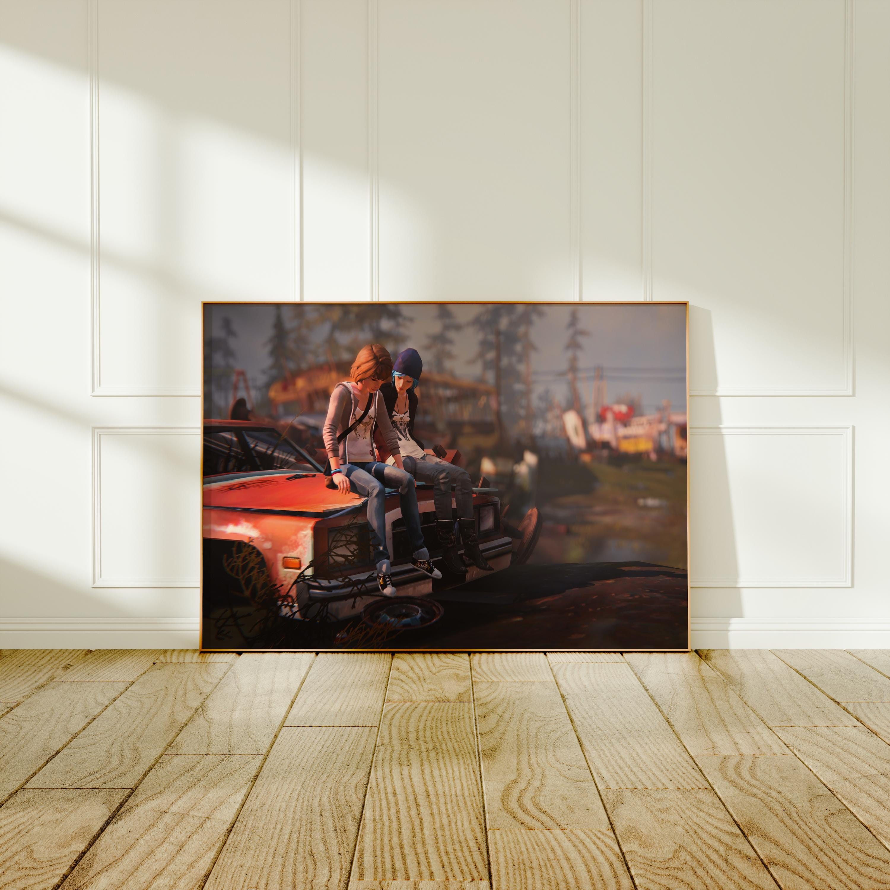 Life is Strange Game Poster, Max and Chloe Wall Art, Gaming Room Decor ...