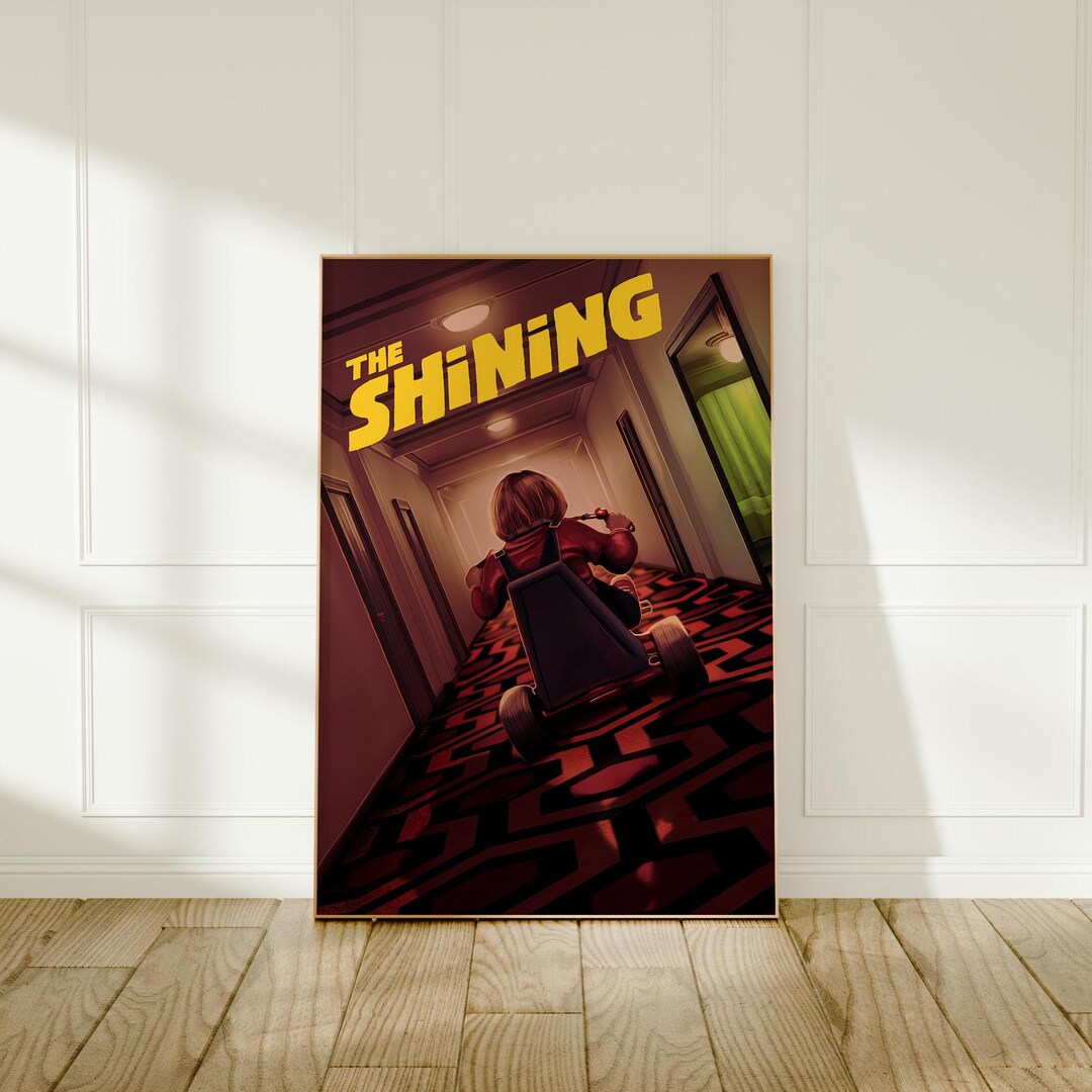 The Shining Movie Poster | Horror Film Art Print | Stanley Kubrick ...