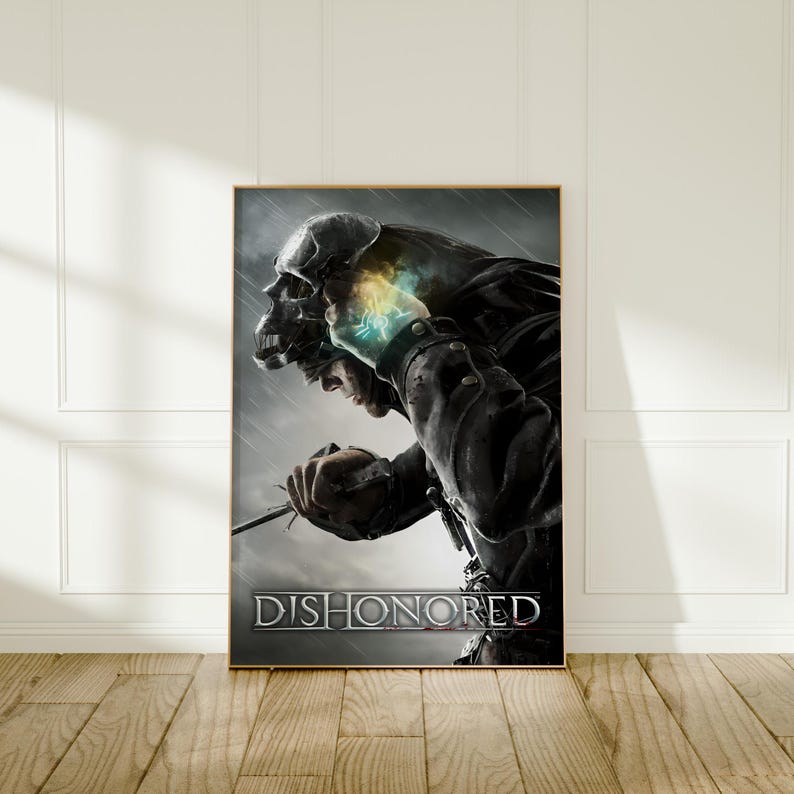 Dishonored 2 Game Poster | Video Game Art Print | Gaming Room ...