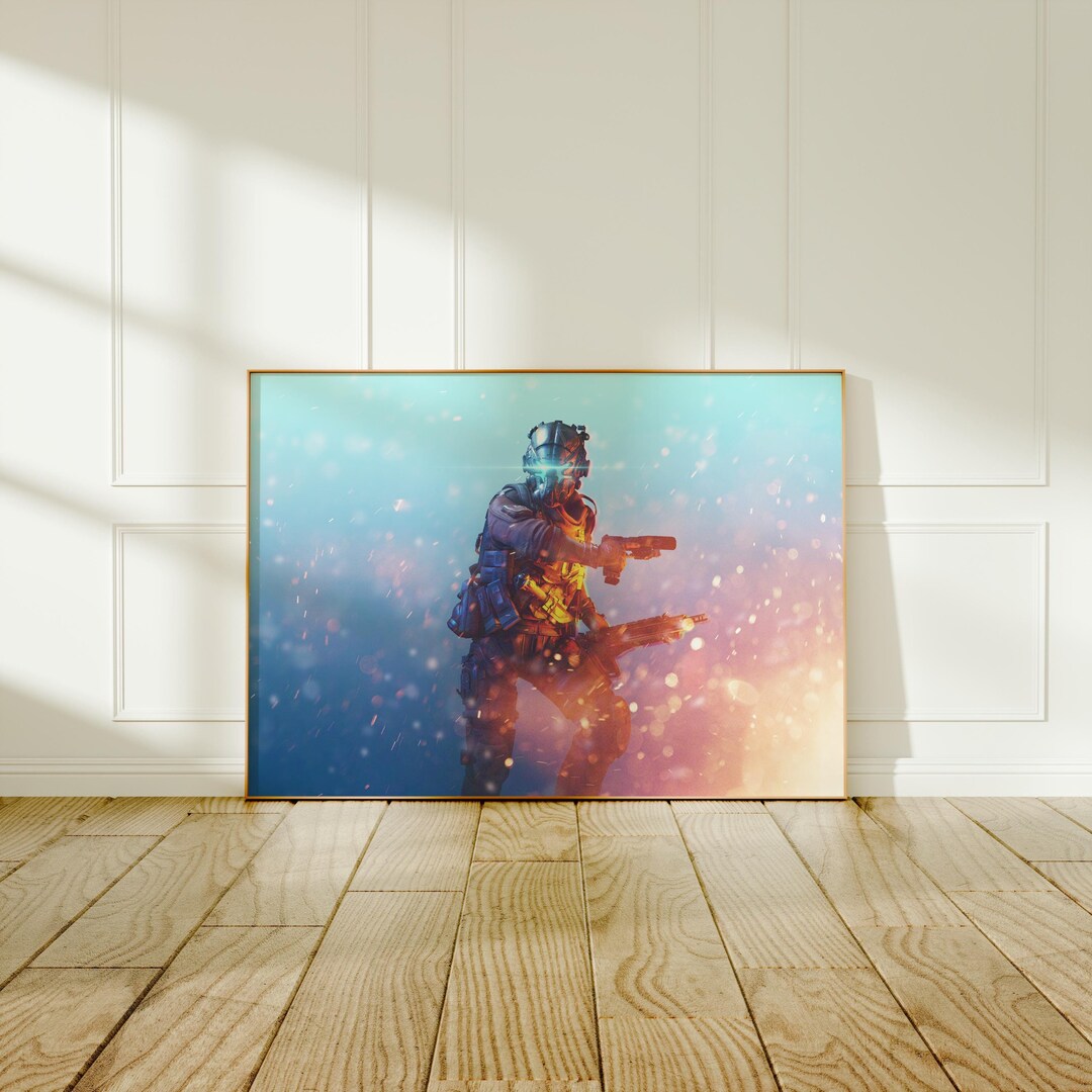Titanfall 2 Game Poster, Gamer Wall Art, Gaming Wall Decor, Jack Cooper ...