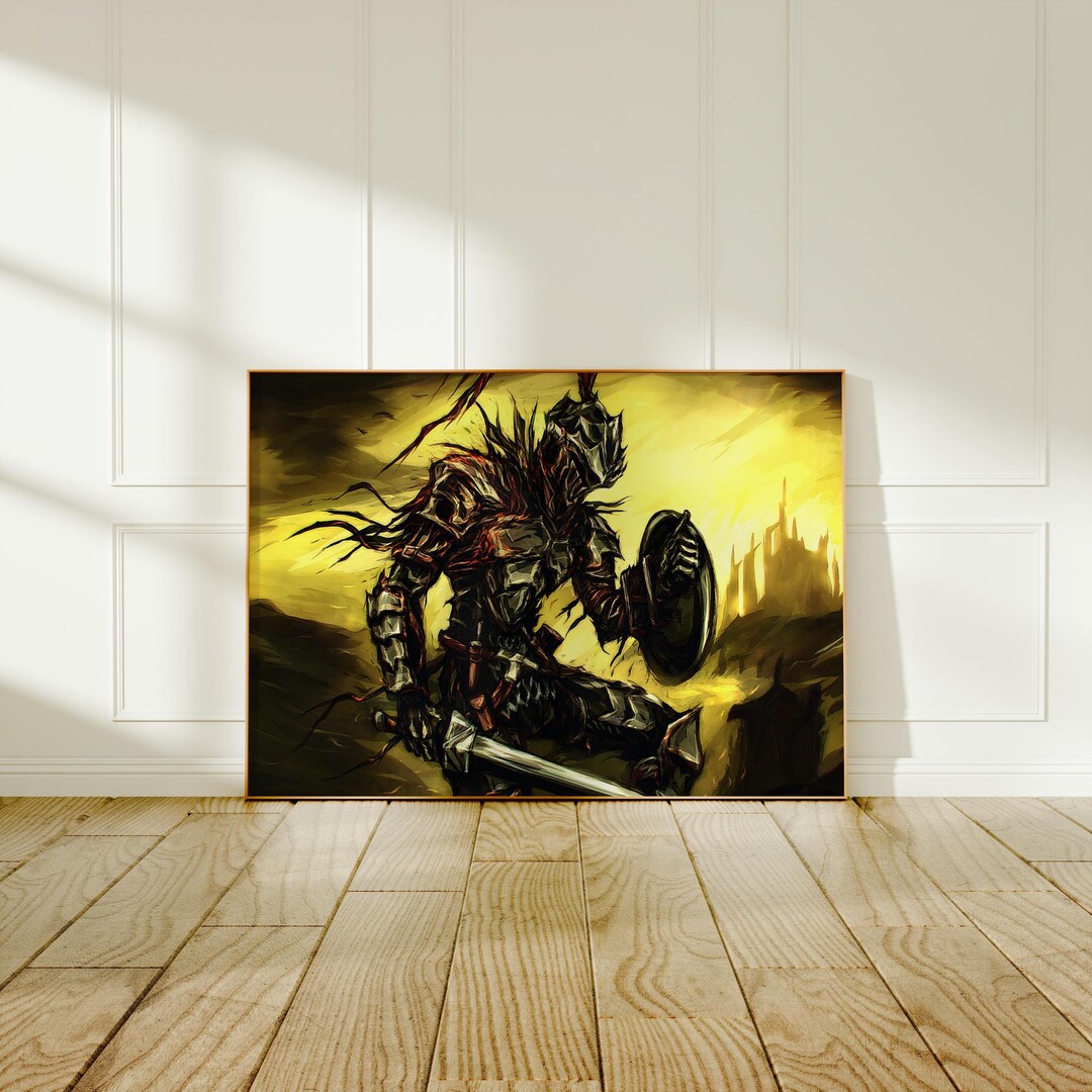 Dark Souls Poster: Protagonist Knight Art Print - Etsy