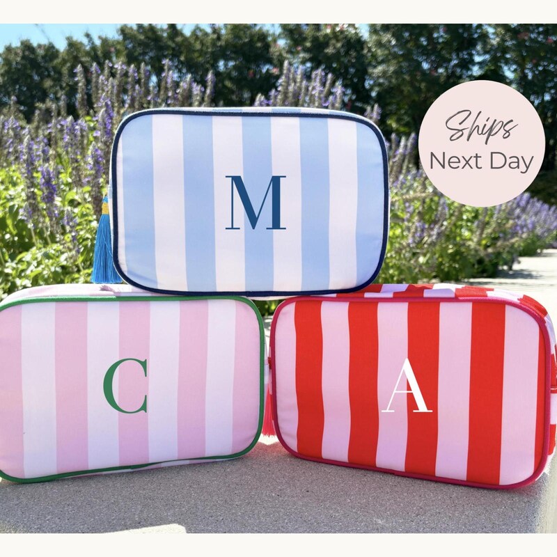 Preppy Cosmetic Bags - Etsy