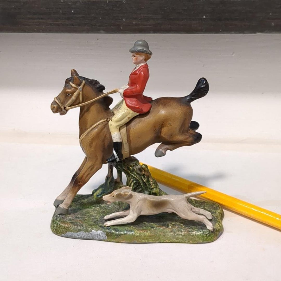 Austrian Fox Hunter With Hound Figure - Etsy