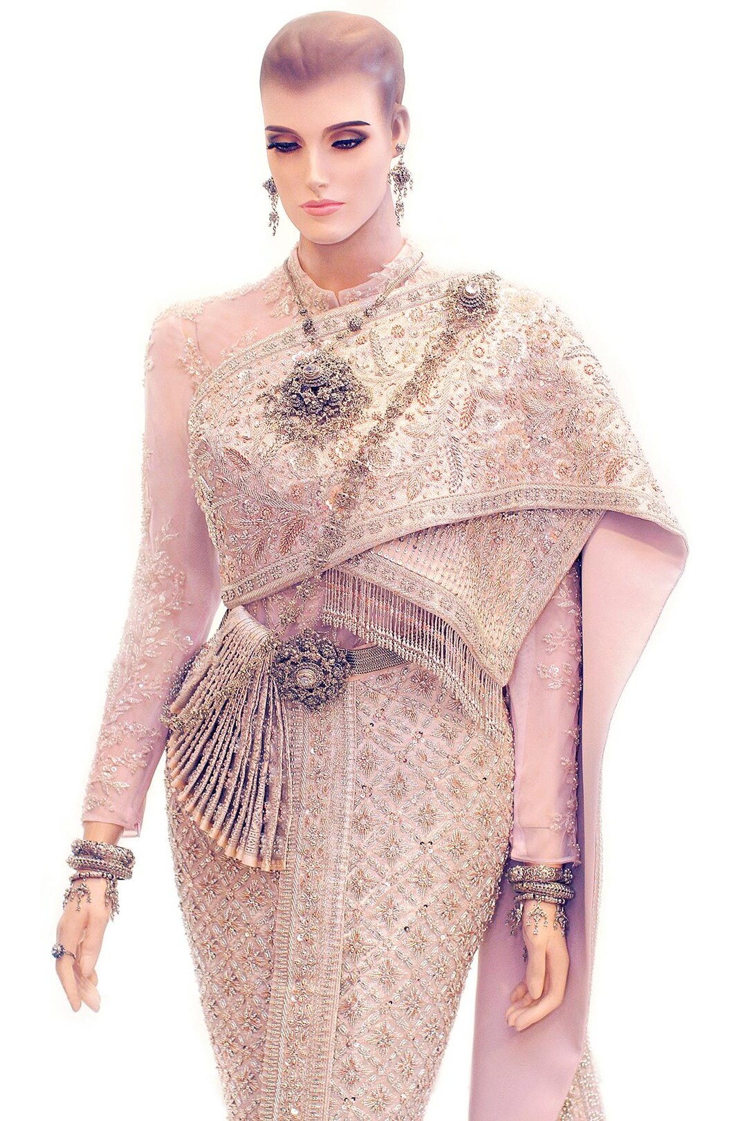 Luxury Thai Sivalia Bridal Dress |asian Wedding Attire| Handcrafted ...
