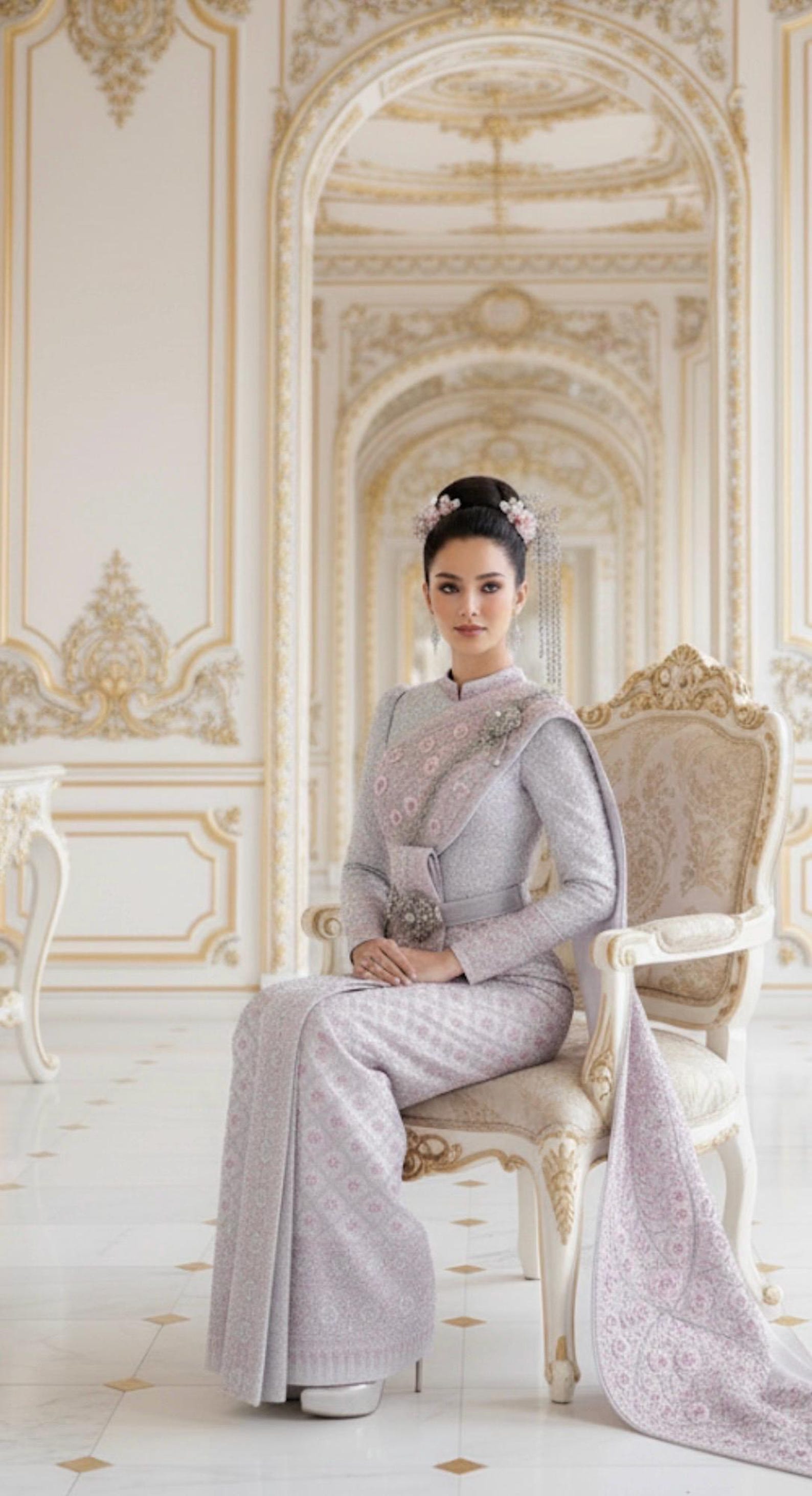 Luxury Thai Sivalia Bridal Dress |asian Wedding Attire| Handcrafted ...