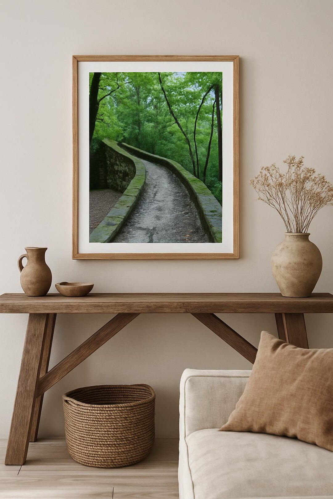 Rustic Forest Pathway - Enchanted Nature Walk Printable Wall Art ...