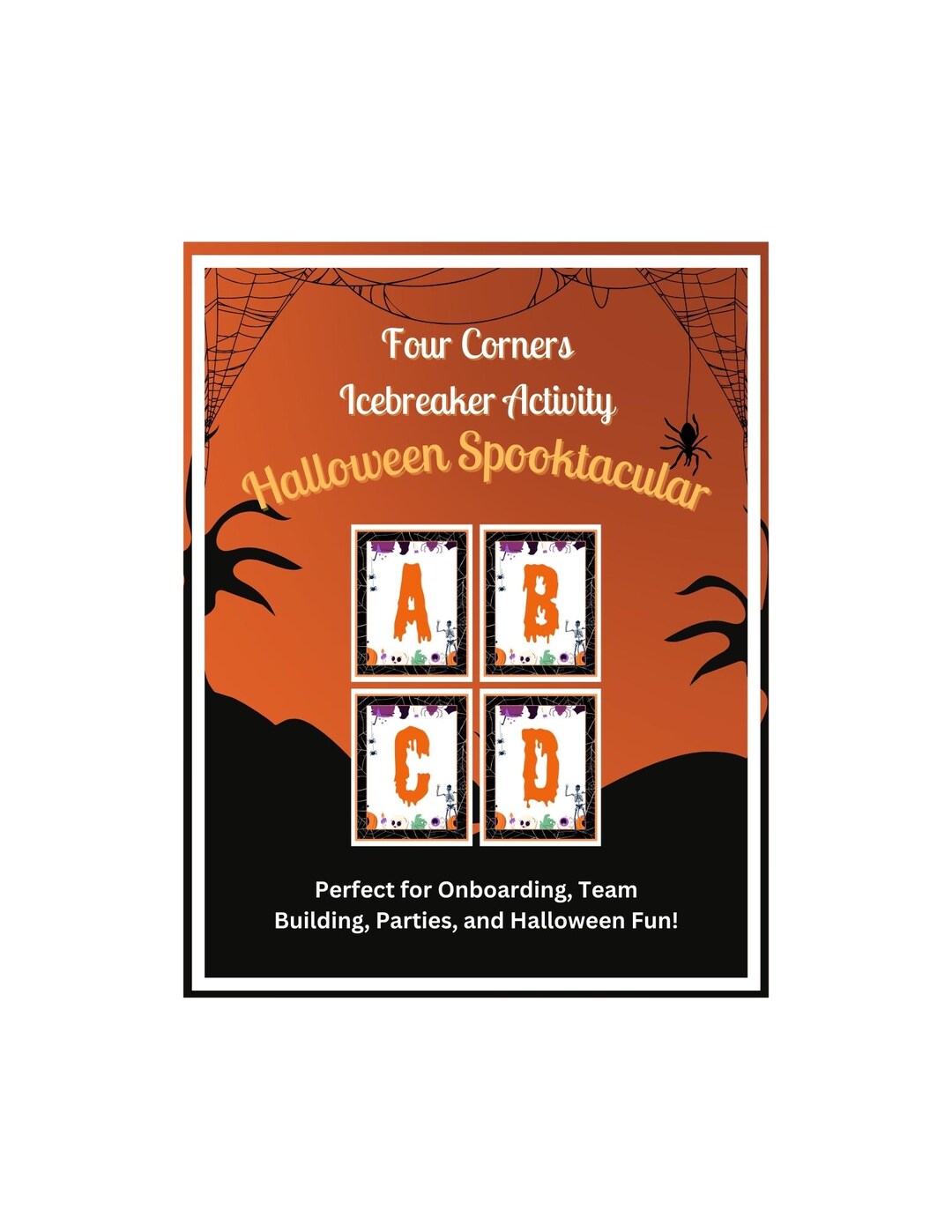Icebreaker Activity: Four Corners Halloween Spooktacular - Interactive ...