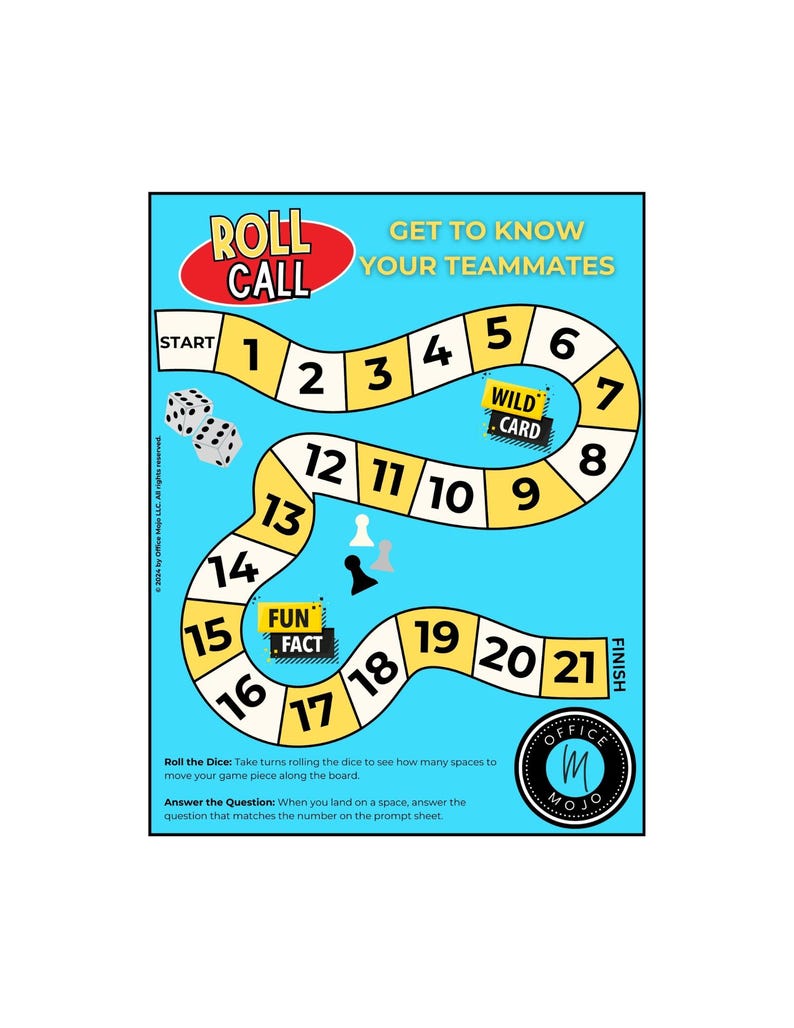 Get to Know You Board Game - Perfect for Team Building, Onboarding, or ...