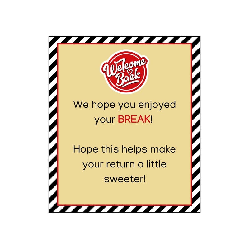 On Break Printable Sign - Etsy