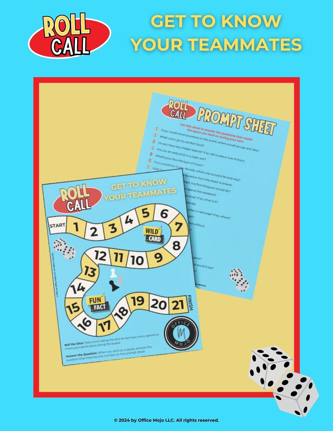 Get to Know You Board Game - Perfect for Team Building, Onboarding, or ...