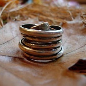 Funky Wrap Ring, Sterling Silver Wrap Ring - Etsy